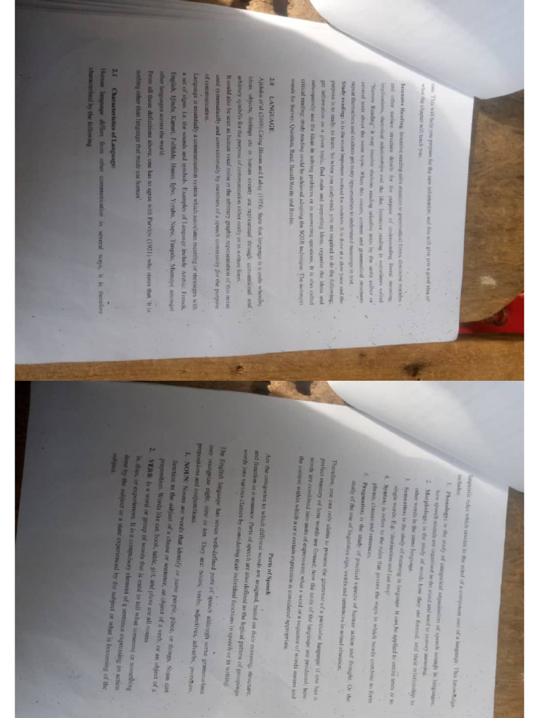 English Language | PDF