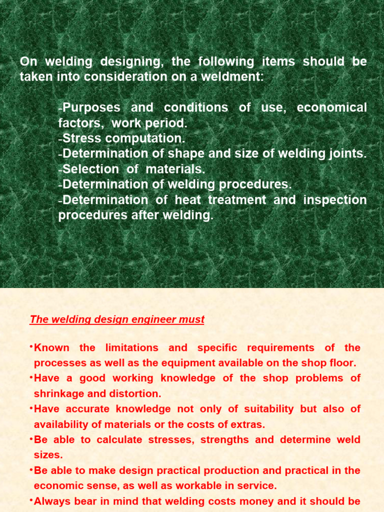 Welding Design Slides3 | PDF