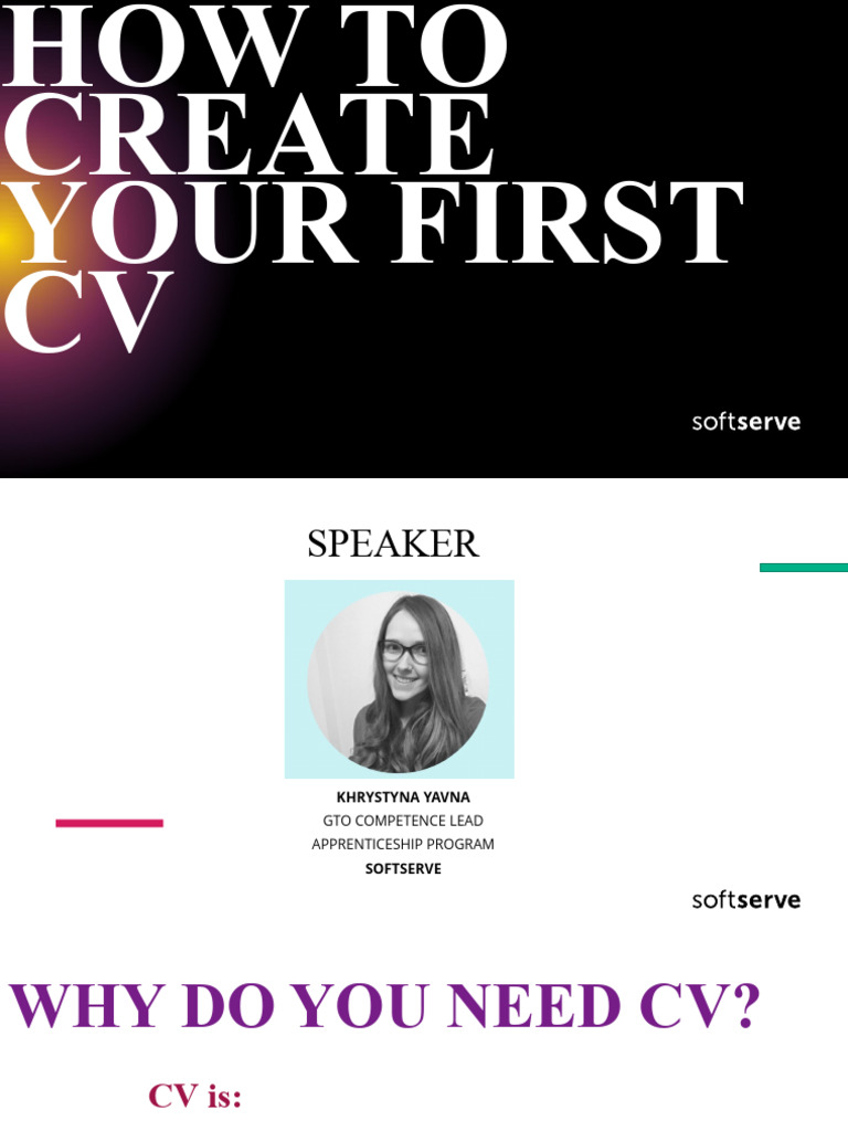 How To Write Your First CV | PDF | Résumé