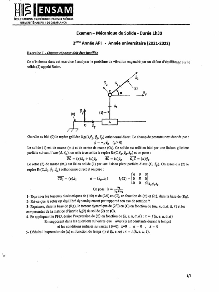 Exam Mds 21-22 | PDF