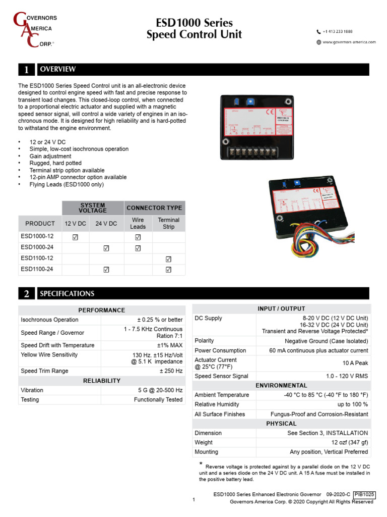 Pib1025 Esd1000 1 | PDF | Direct Current | Amplifier