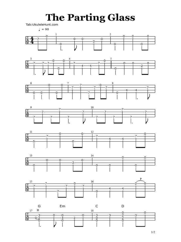 The Parting Glass | PDF