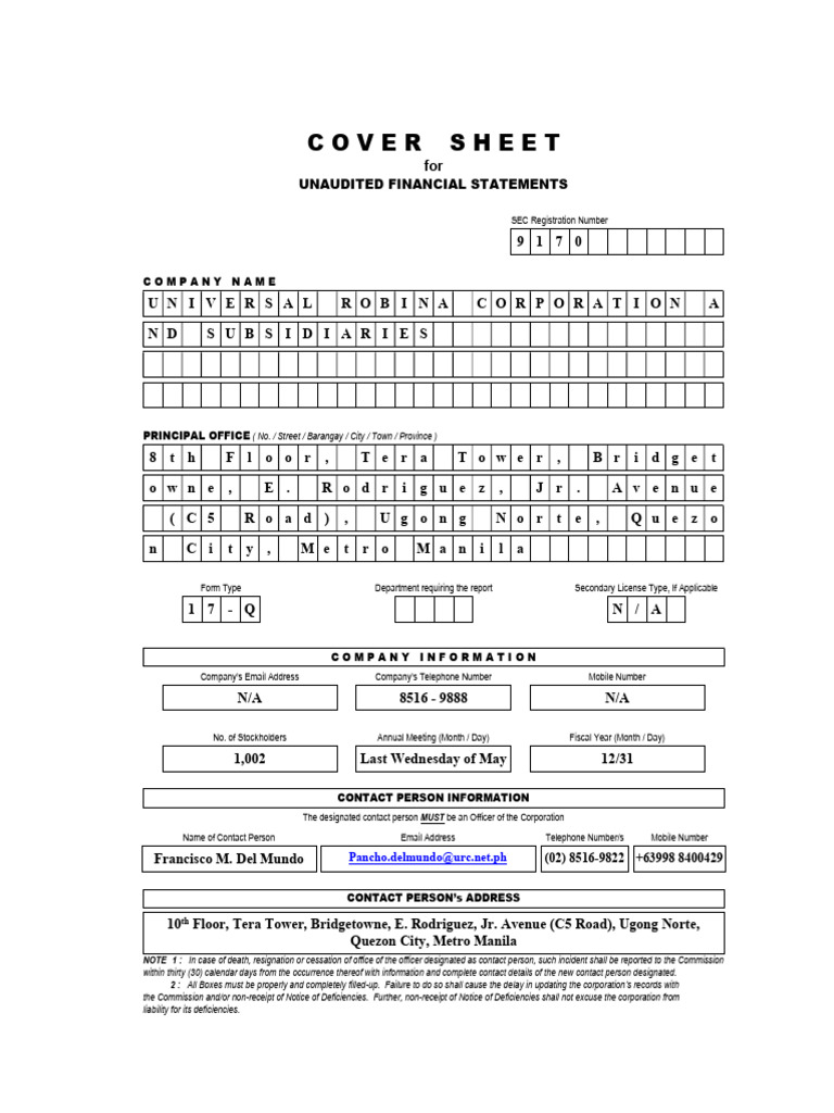 Urc 2020 Ratio Split111 | PDF