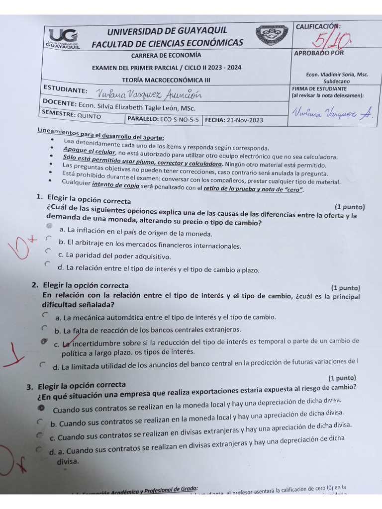 Examen de Micro | PDF
