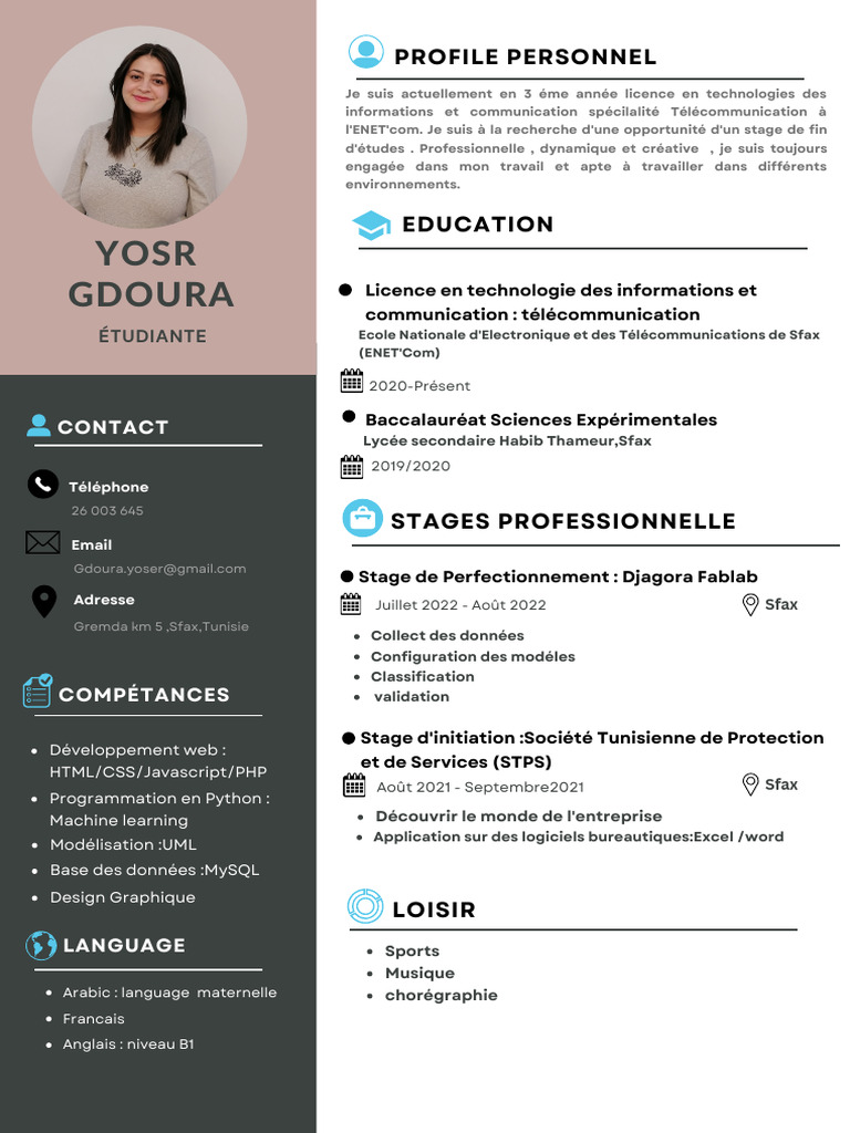 Yosr CV | PDF