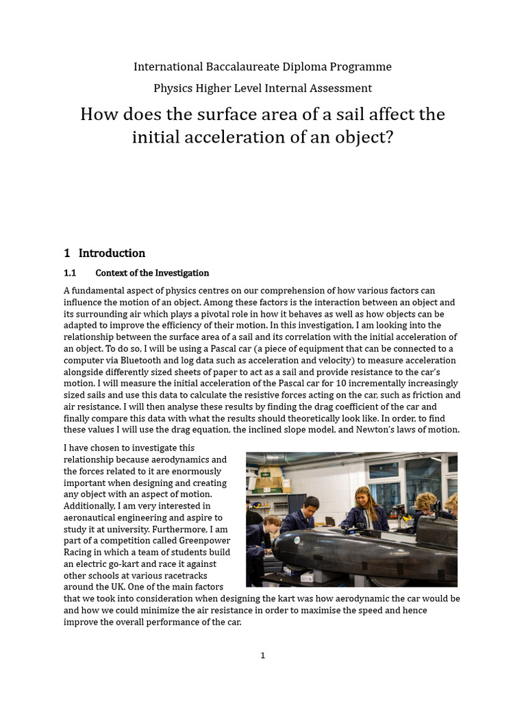 Physics Ia Final | PDF