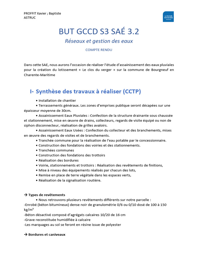 Note de Calcul Sae3 | PDF