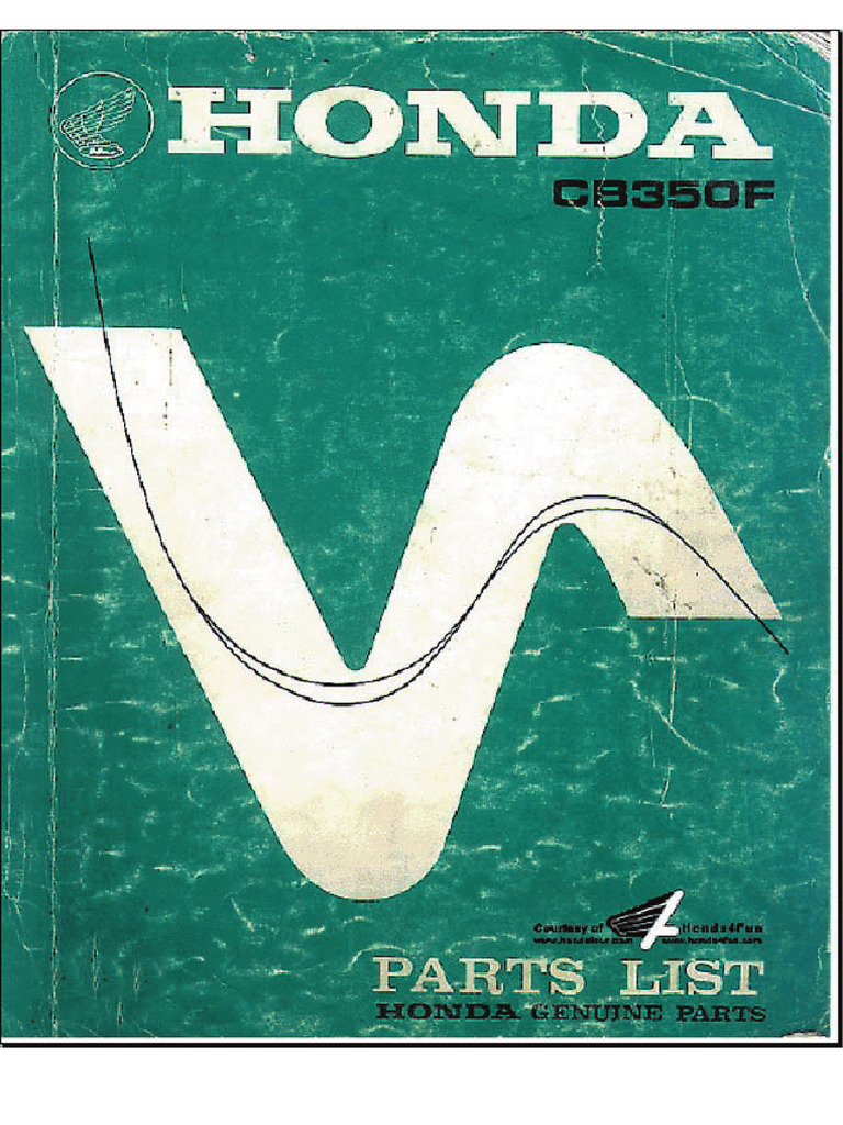 CB350 73 Parts List | PDF