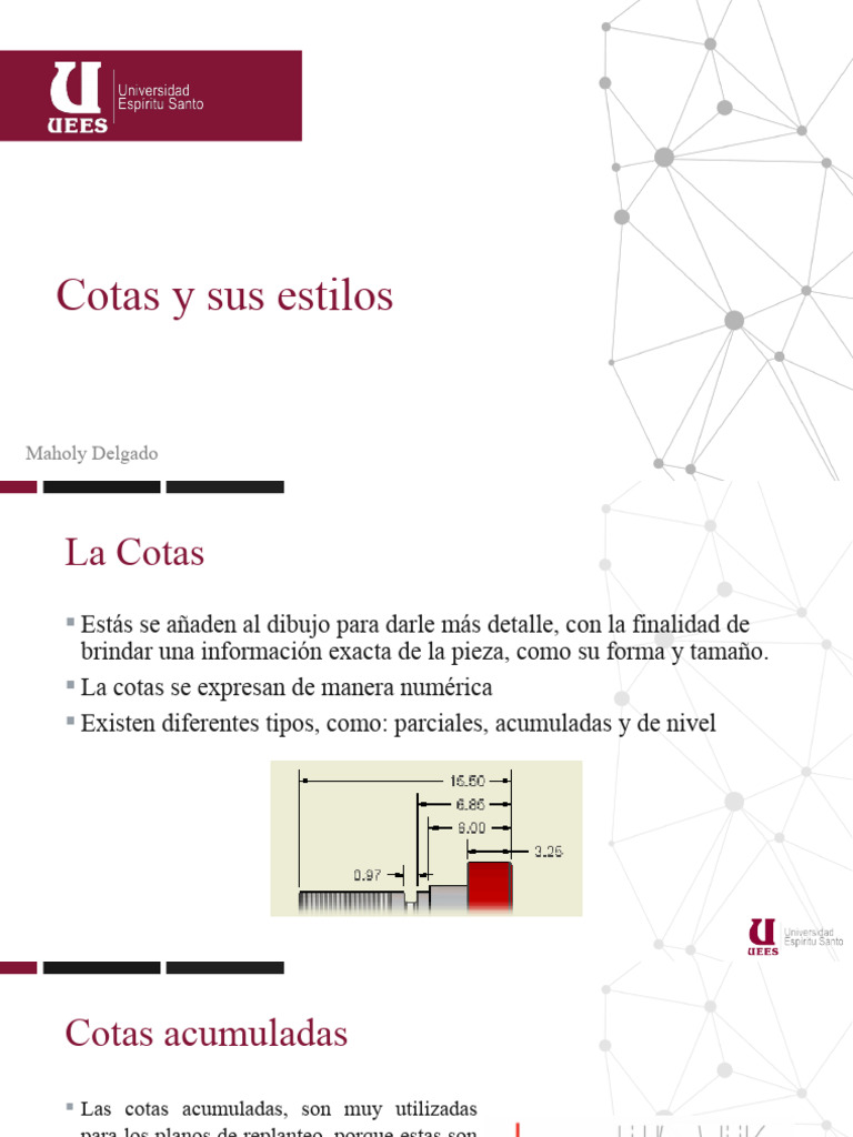Cotas y Sus Estilos Present. | PDF