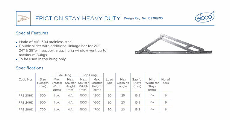 Friction Stay Heavy Duty | PDF