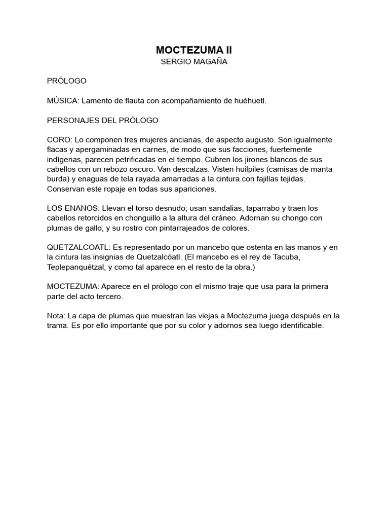 Moctezuma II | PDF
