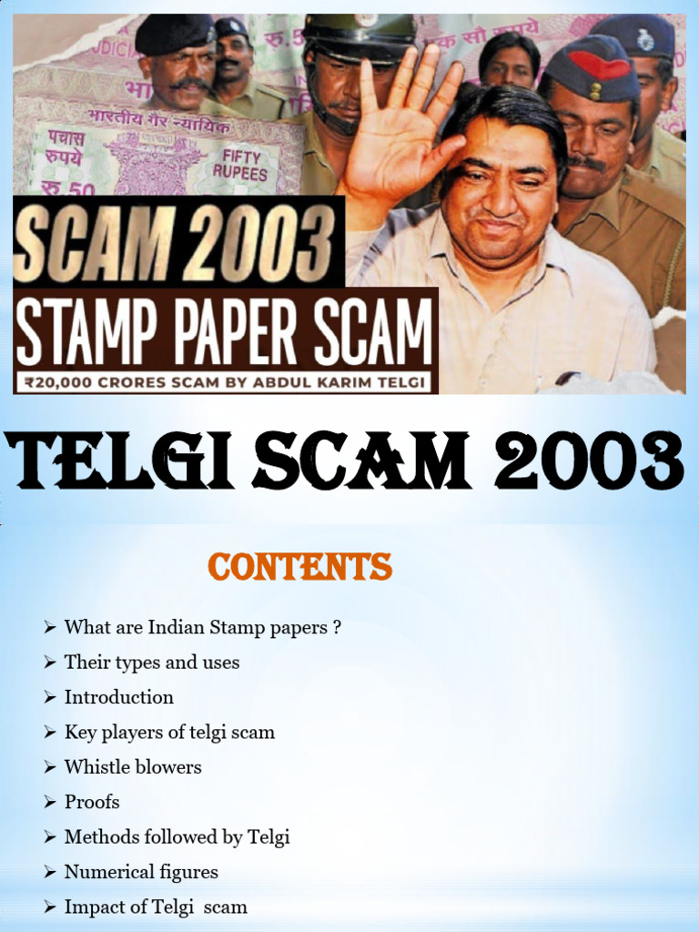 Abdul Karim Telgi Scam | PDF | Law