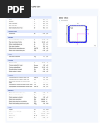 SHS 100x100x5 Specifications and Weight | PDF | Bending | Shear Stress