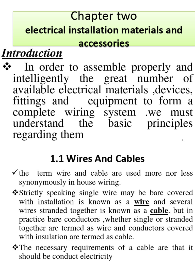 Ppt Installation | PDF | Fuse (Electrical) | Electrical Wiring