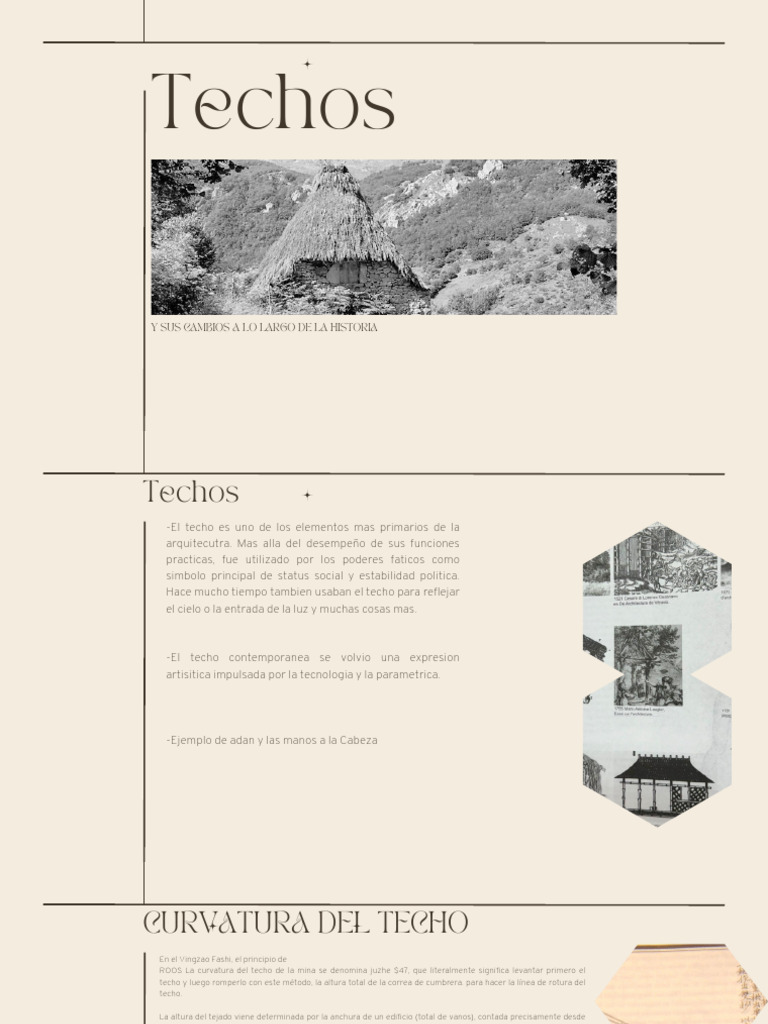 Techos, Presentación Leve Sobre Techos en La Cultura Asiática | PDF | Hazme | templo