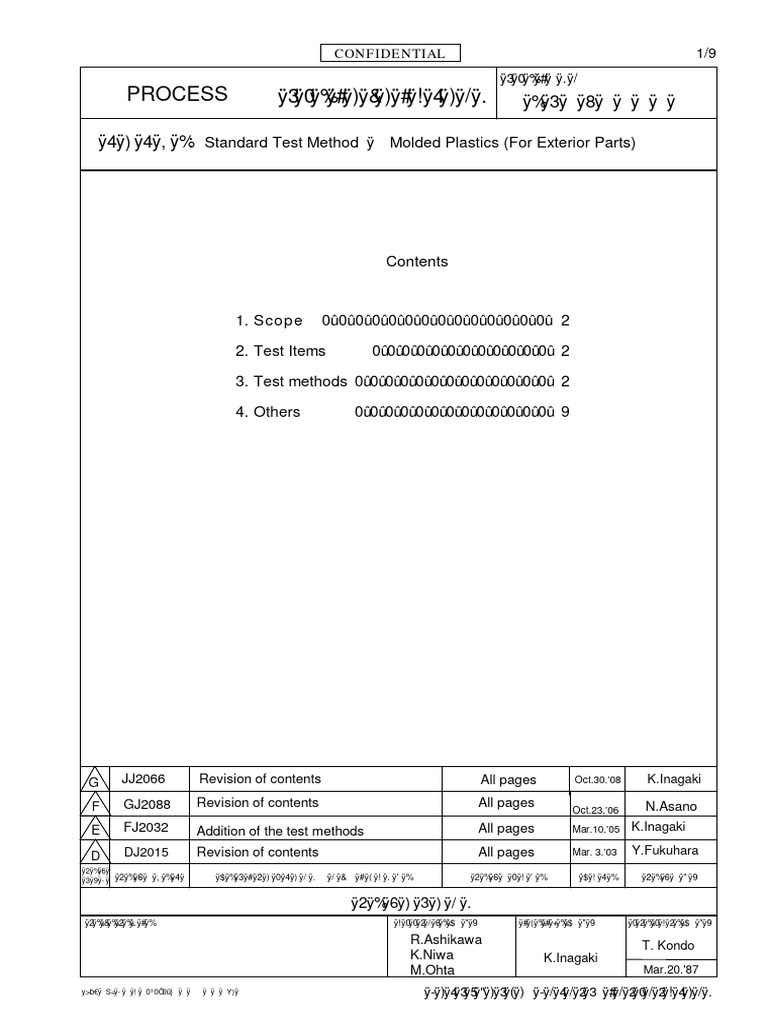 Es X83244 G B E Standard Test Method Molded Plastics For
