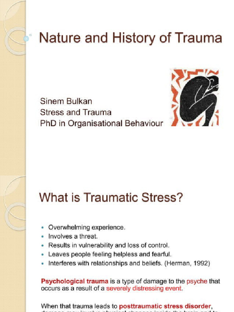 History and Nature of Trauma Psychology | PDF