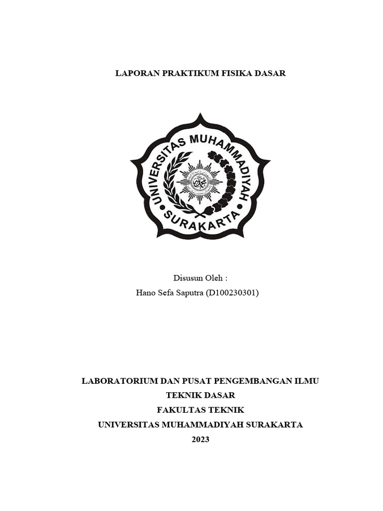 FORMAT PENJILIDAN Laprak Fisdas | PDF