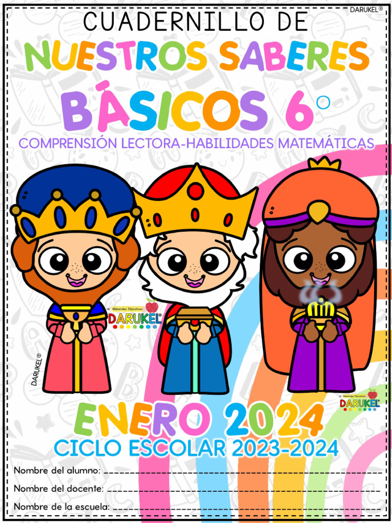 ??3° Ene1 Saberes Básicos Darukel Parte 1 23-24-1 | PDF