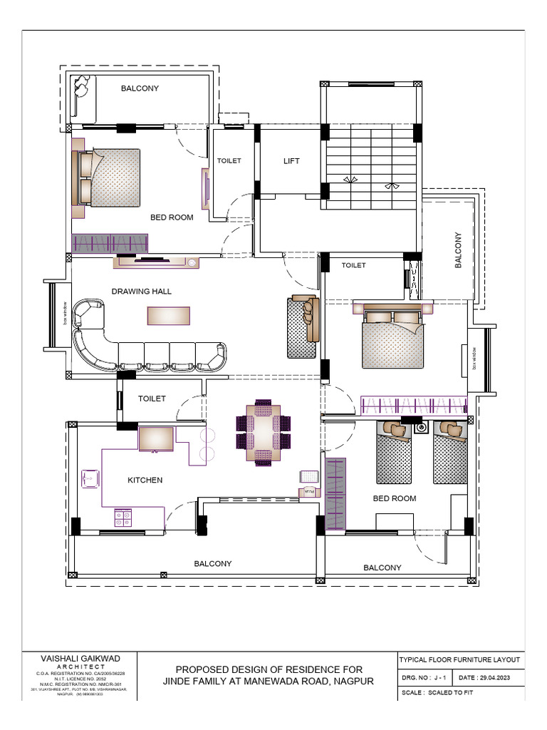 Furniture Layout Plan | PDF