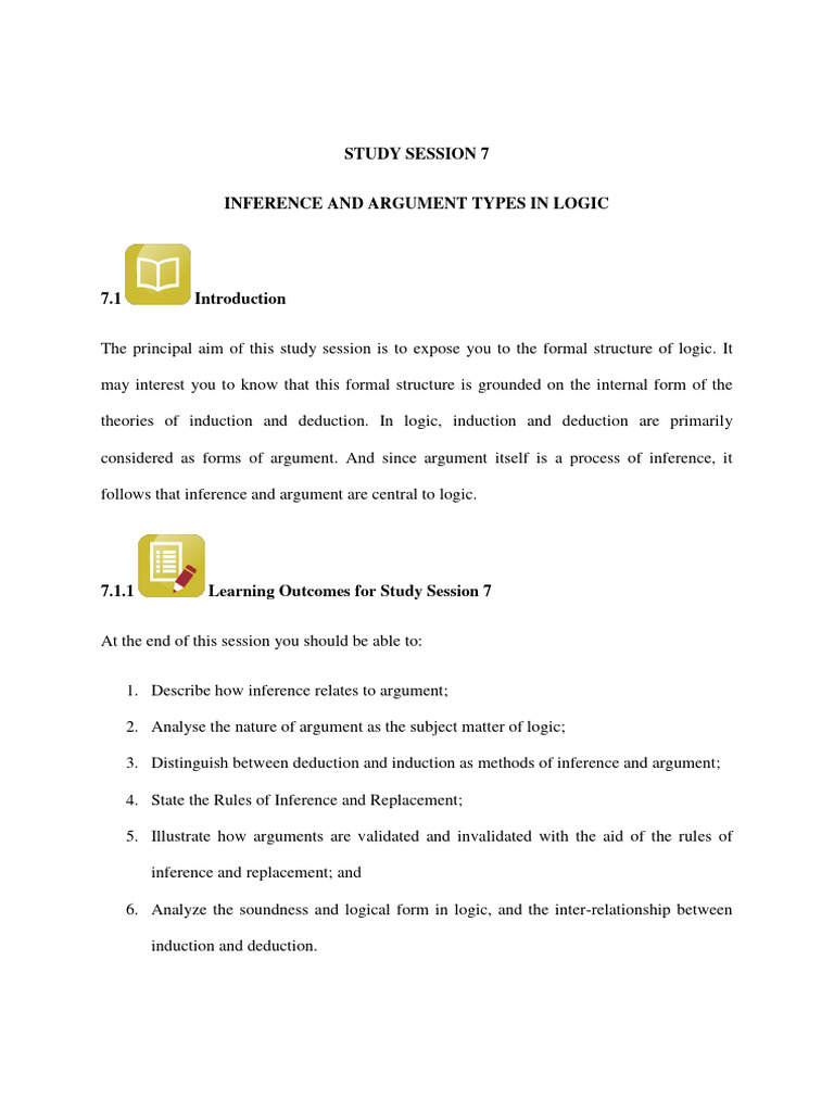 Study Session 7 | PDF | Science & Mathematics