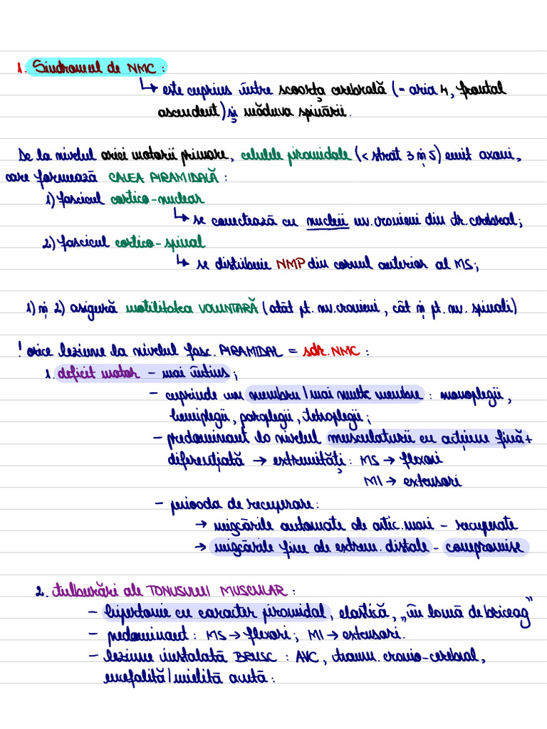 NEUROLOGIE - Subiecte Examen Practic | PDF
