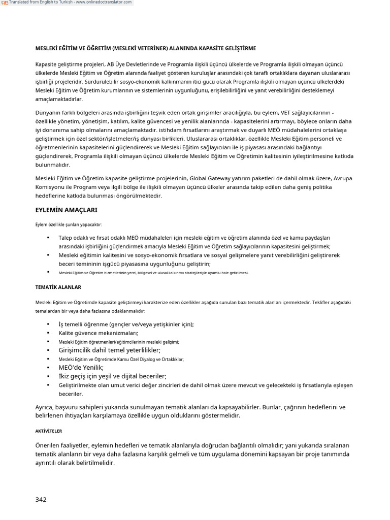 2024 Erasmus+Programme Guide - EN 342 353.en - TR | PDF