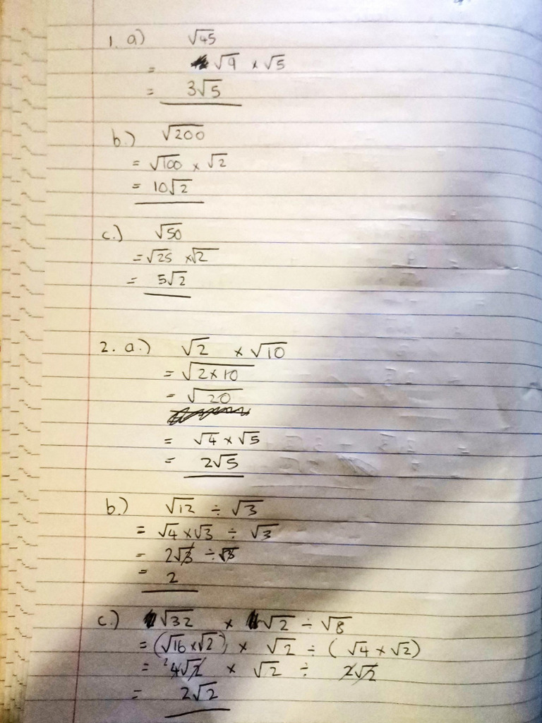 Mathematics Surds | PDF