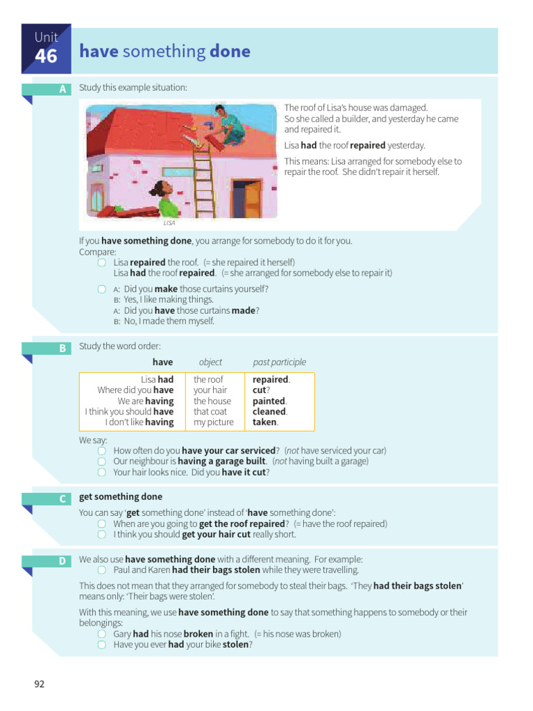 Understanding "Have Something Done" | PDF