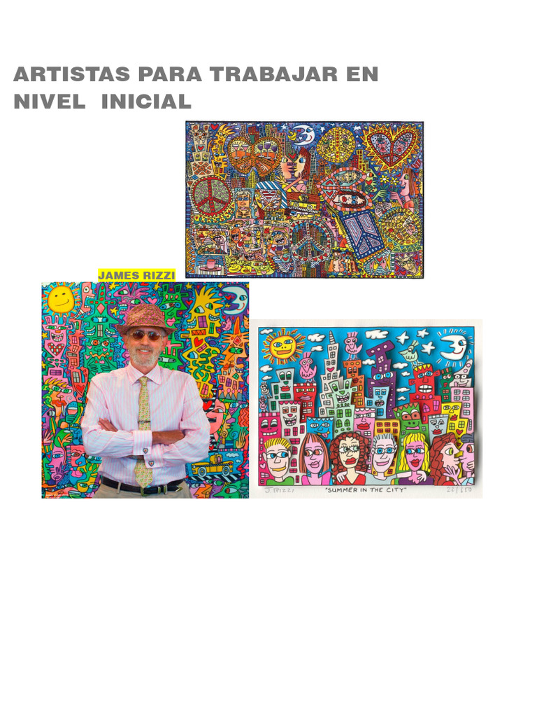 ARTISTAS PARA TRABAJAR EN NIVEL Inicial | PDF | Arte
