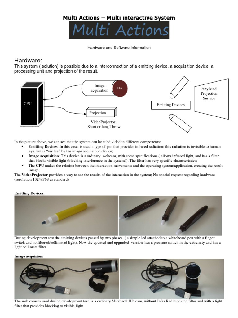 Multi Actions Info Pdf Pixel Optical Filter
