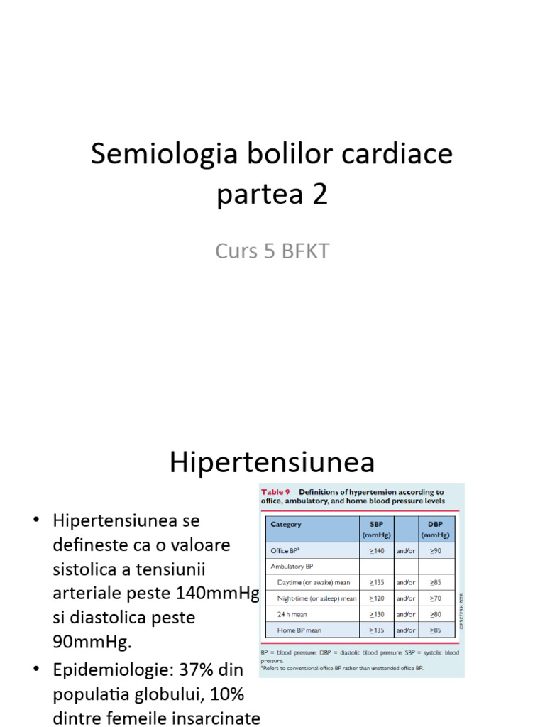 Semiologia Bolilor Cardiace Partea 2 | PDF