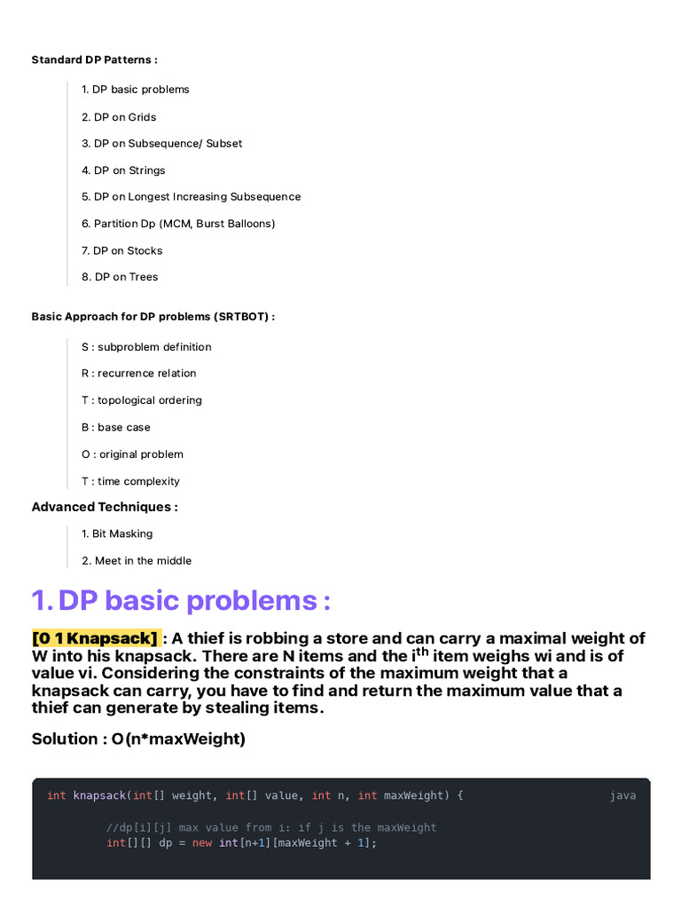 Dynamic Programming | PDF Dynamic Programming | PDF
