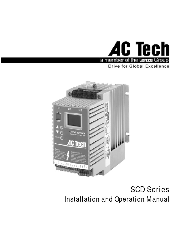 Operating Instructions SCD Frequency Inverters EN | PDF