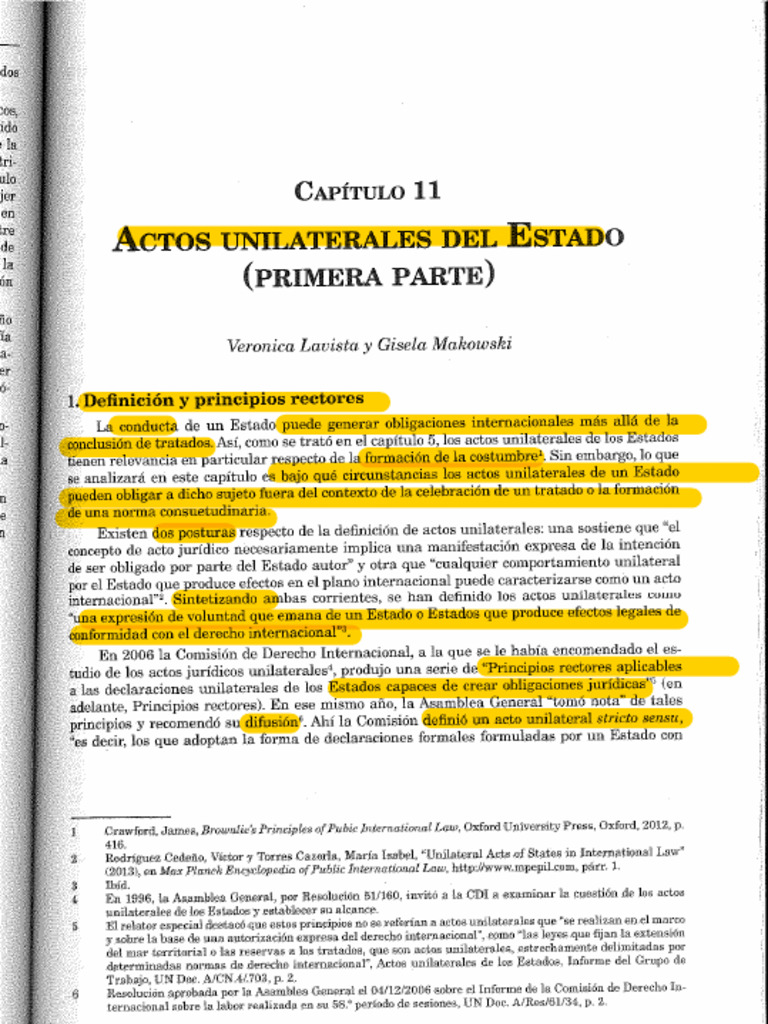 Actos Unilaterales | PDF