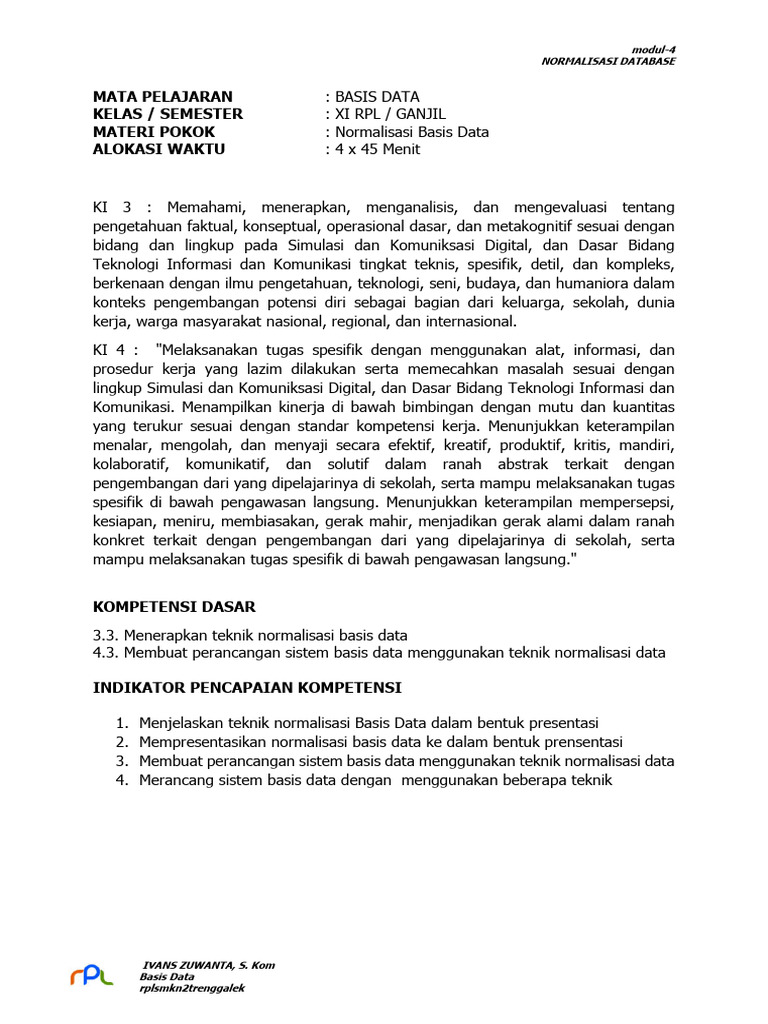 Modul 2 Database | PDF