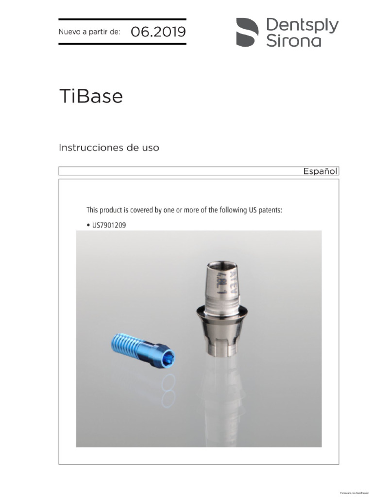Nuevo A Partir de - TiBase. Instrucciones de Uso. Español | PDF