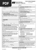 Brighthouse Life Insurance Change Form | PDF