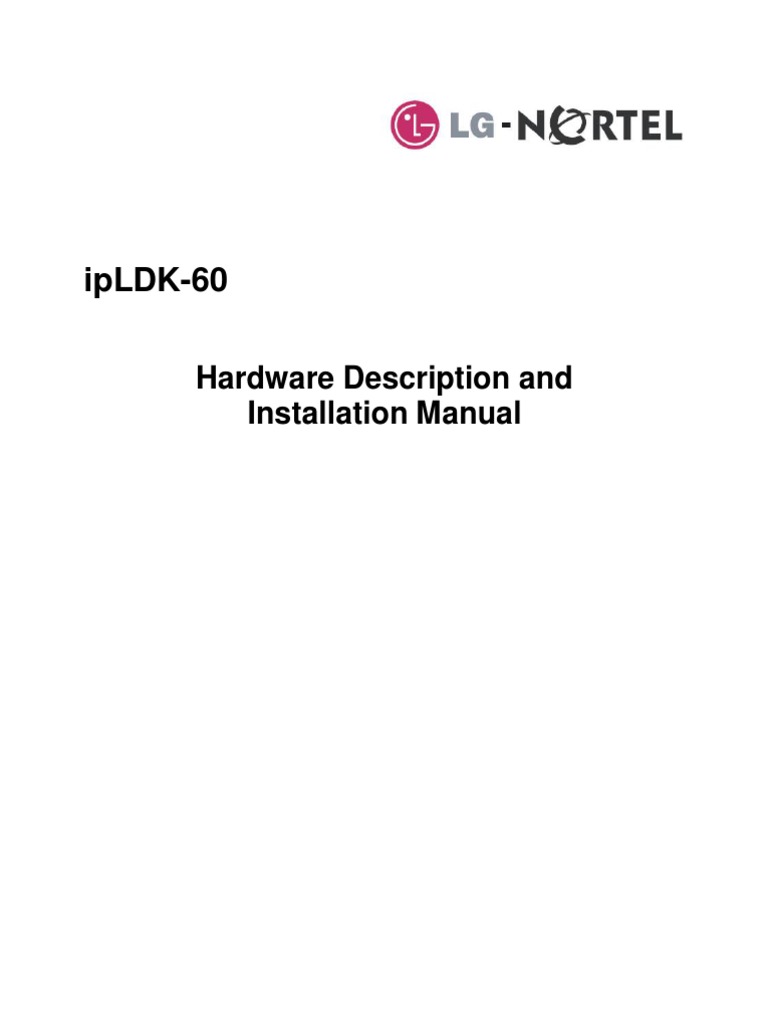 Ipldk 60 Hardware Installation Manual | PDF | Power Supply | Electrical Connector