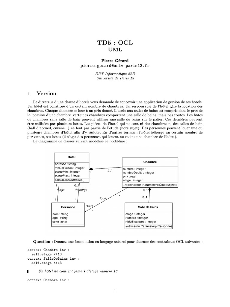 INDM-Exercice-corrigé-OCL | PDF