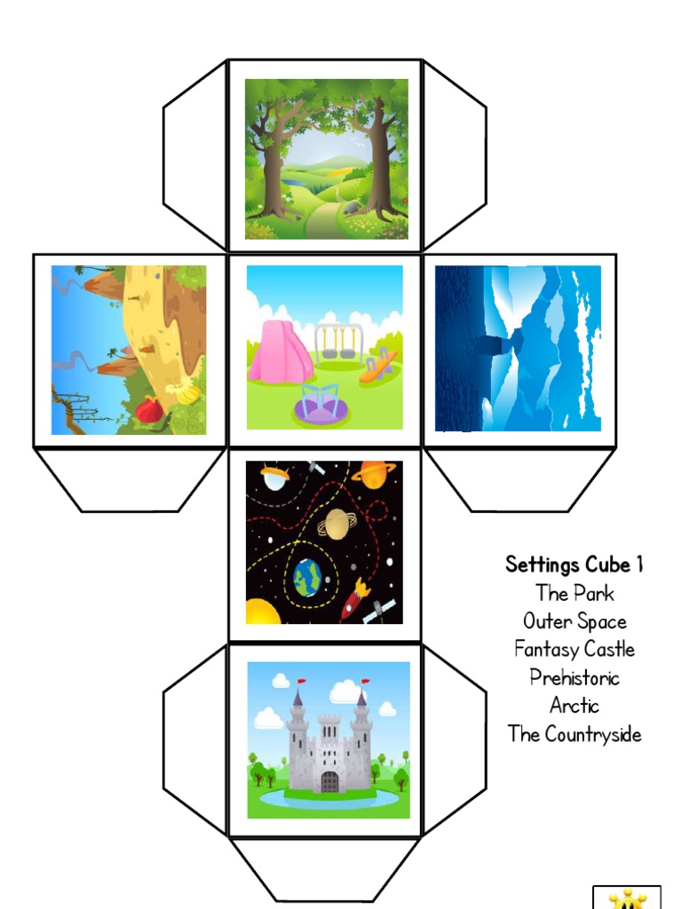 Printable Story Cube Templates | PDF | Mystery, Thriller & Crime Fiction