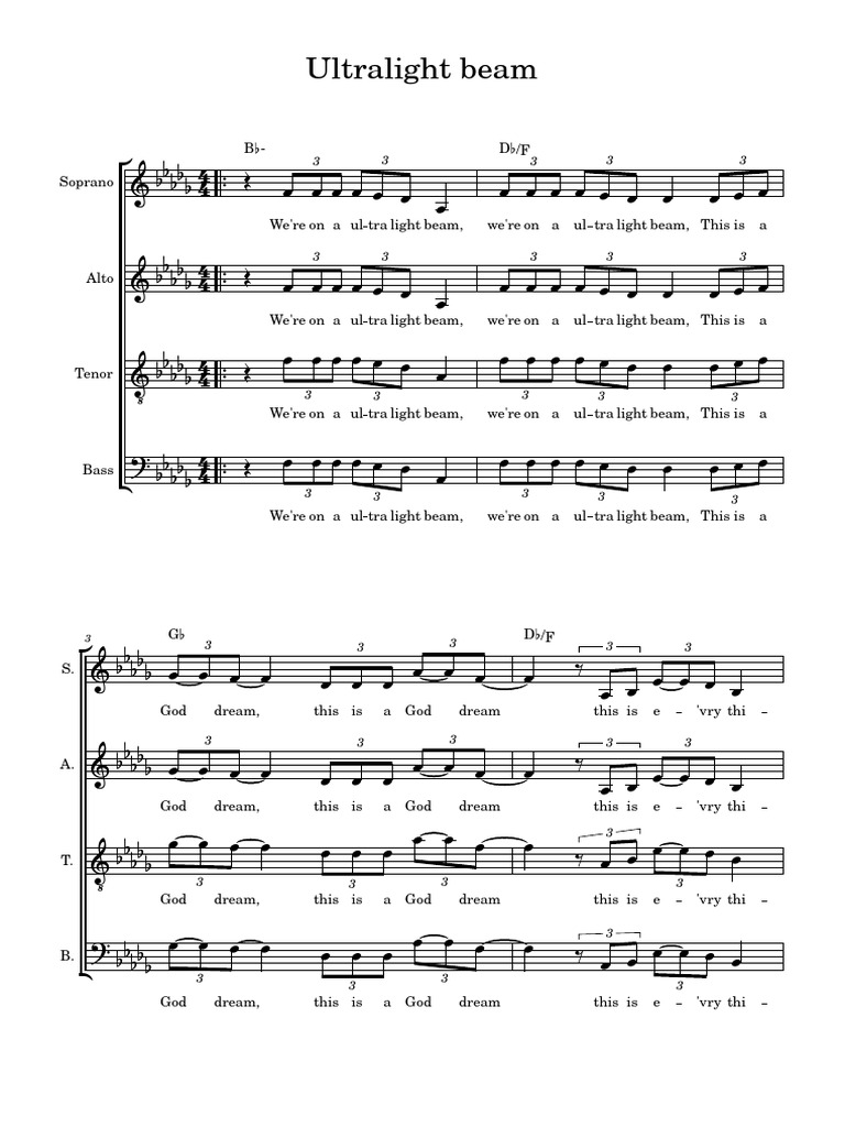 Ultralight Beam | PDF