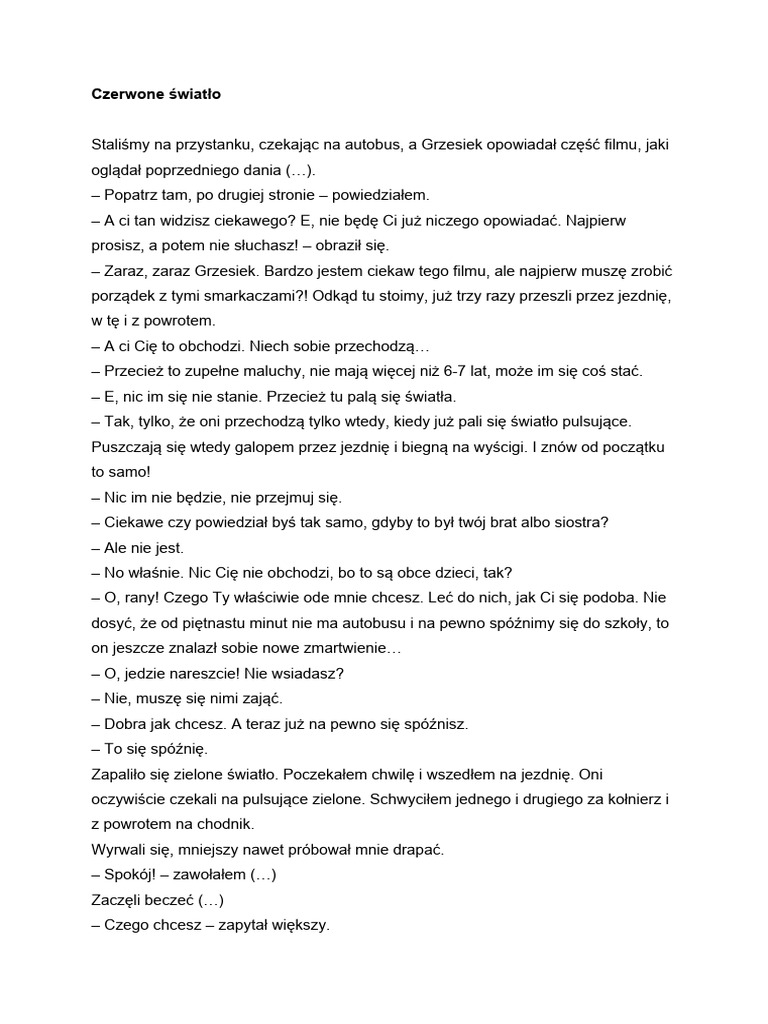 Czerwone Å Wiatå o | PDF