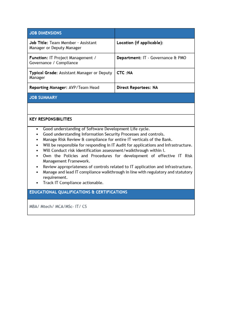 PMO & Governance | PDF