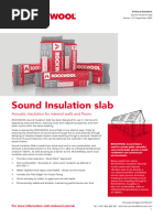 Rockwool Data Sheet | PDF | Wall | Roof