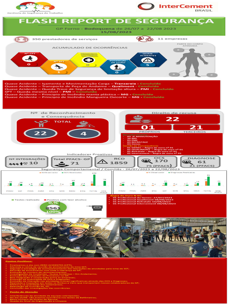 Flash Report Segurança 15.08 | PDF