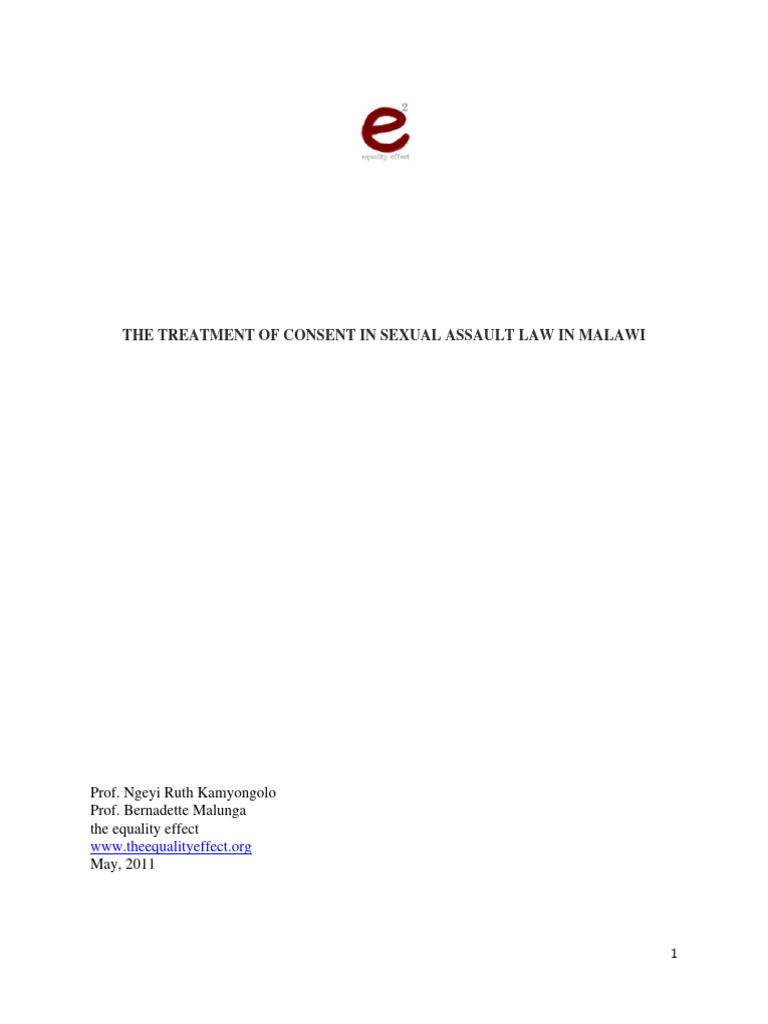 consent-paper-Malawi-NK | PDF | Rape | Sexual Assault