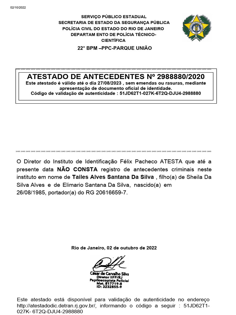 Nada Consta para Impressao Sem Logo | PDF | Governo | Brasil