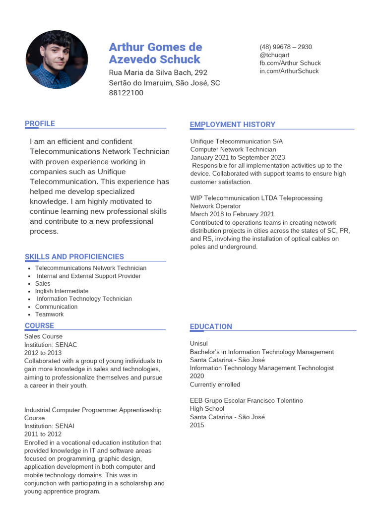 Curriculo Internacional | PDF | Computing | Communication