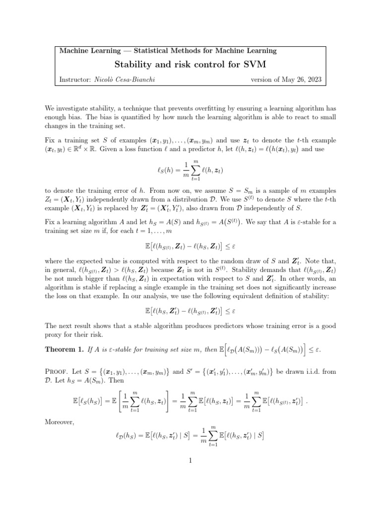 13 Stability | PDF